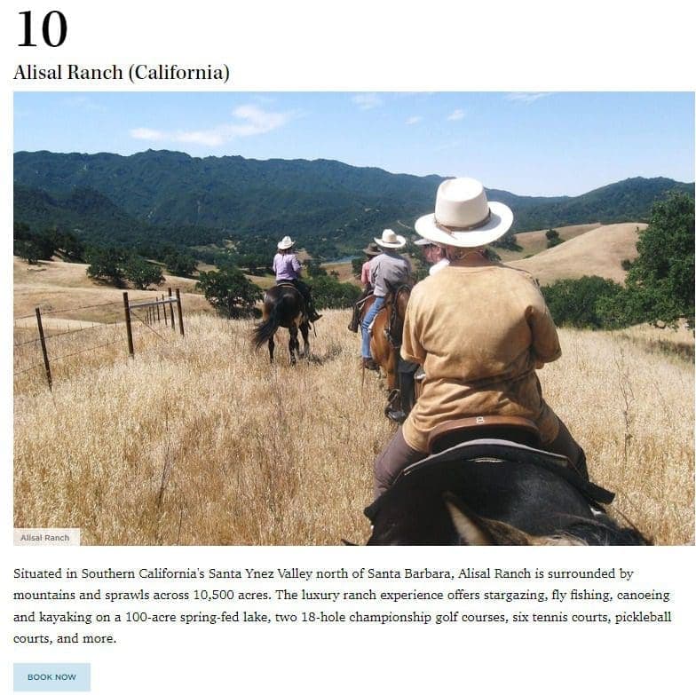 In the Press | Alisal Ranch | Luxury California Resort