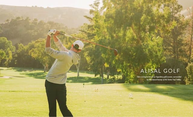 Golf at Alisal Ranch | Scenic Santa Ynez Golf Courses, Solvang